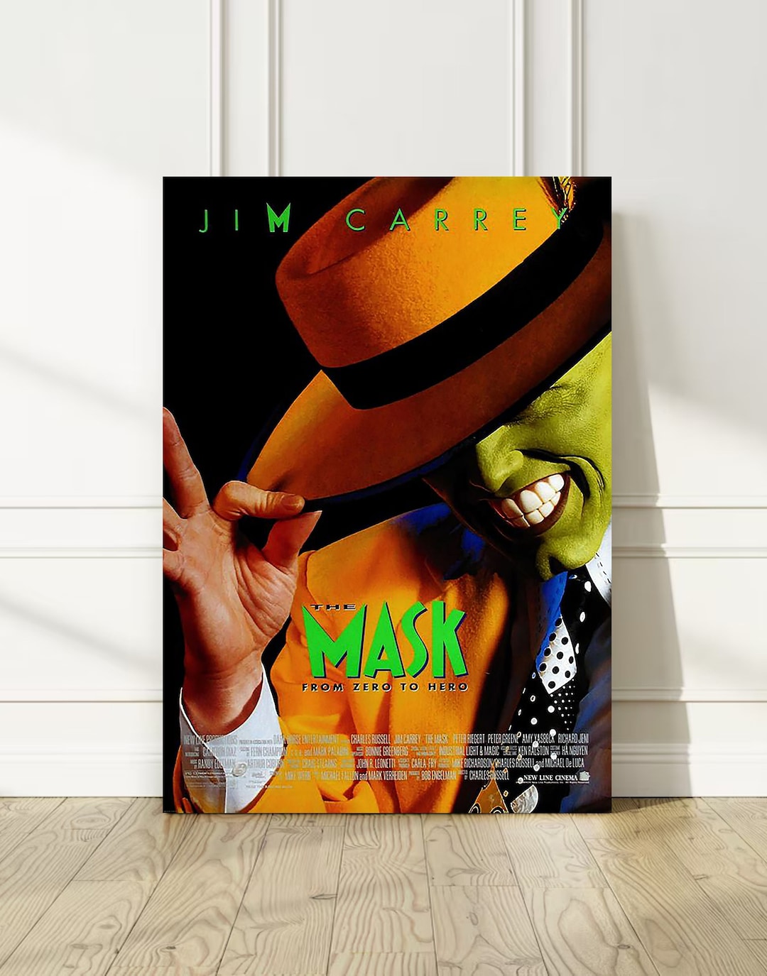 The Mask Movie Poster Retro Cult Film Art Print Download for Instant ...