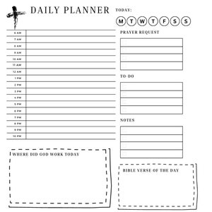 Printable Daily Christian Planner - Etsy