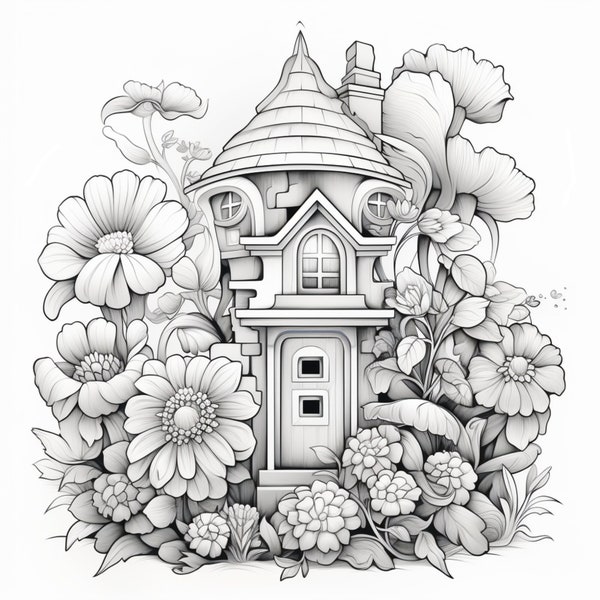 Dreamy Coloring Pages - Etsy