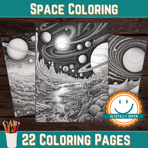 Printable Space Coloring Pages Space Coloring Book for Kids Printable ...