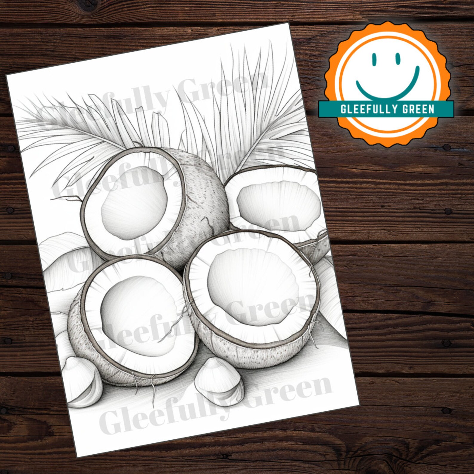 20 Tasty Juicy Fruit Coloring Pages for Adults and Kids Digital ...