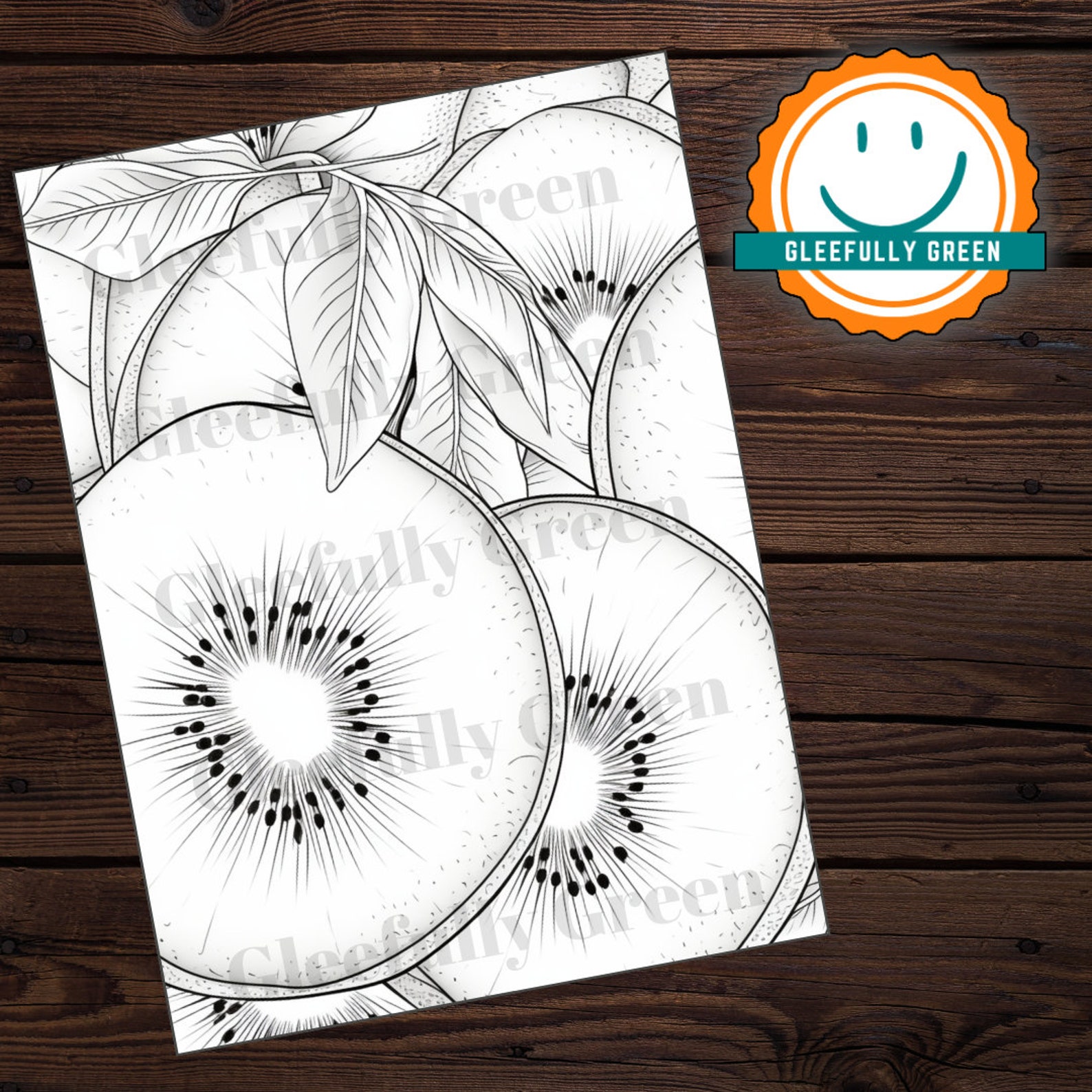 20 Tasty Juicy Fruit Coloring Pages for Adults and Kids Digital ...