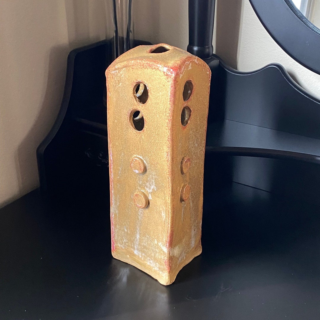 Asymmetrical Flower Brick Vase - Etsy