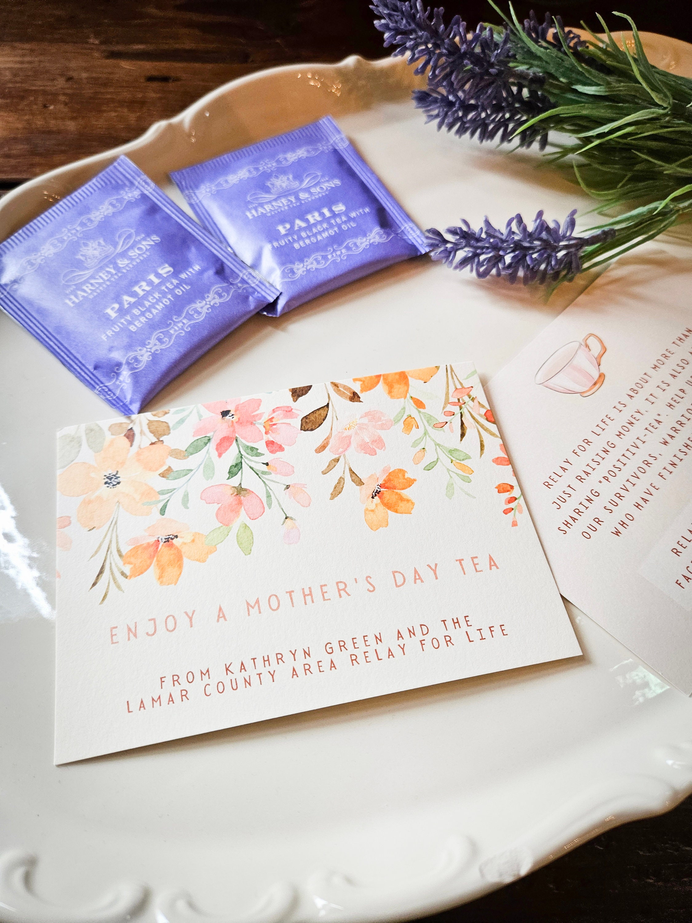 Mother's Day Tea Digital Download Canva Editable Canva Printable ...