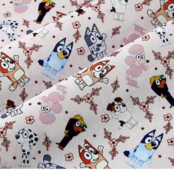 Bluey Fabric Panel - Etsy