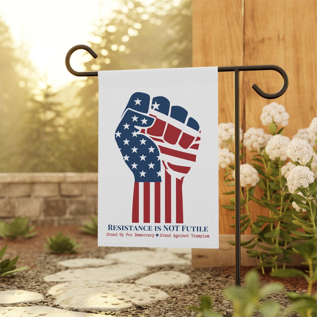 Patriotic Garden Flag, Resistance Banner, Home Decor, Political ...