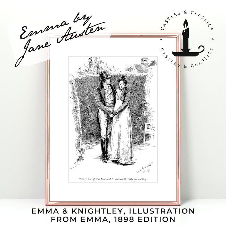 EMMA by JANE AUSTEN Book Illustration by Chris Hammond 1898 Digital ...