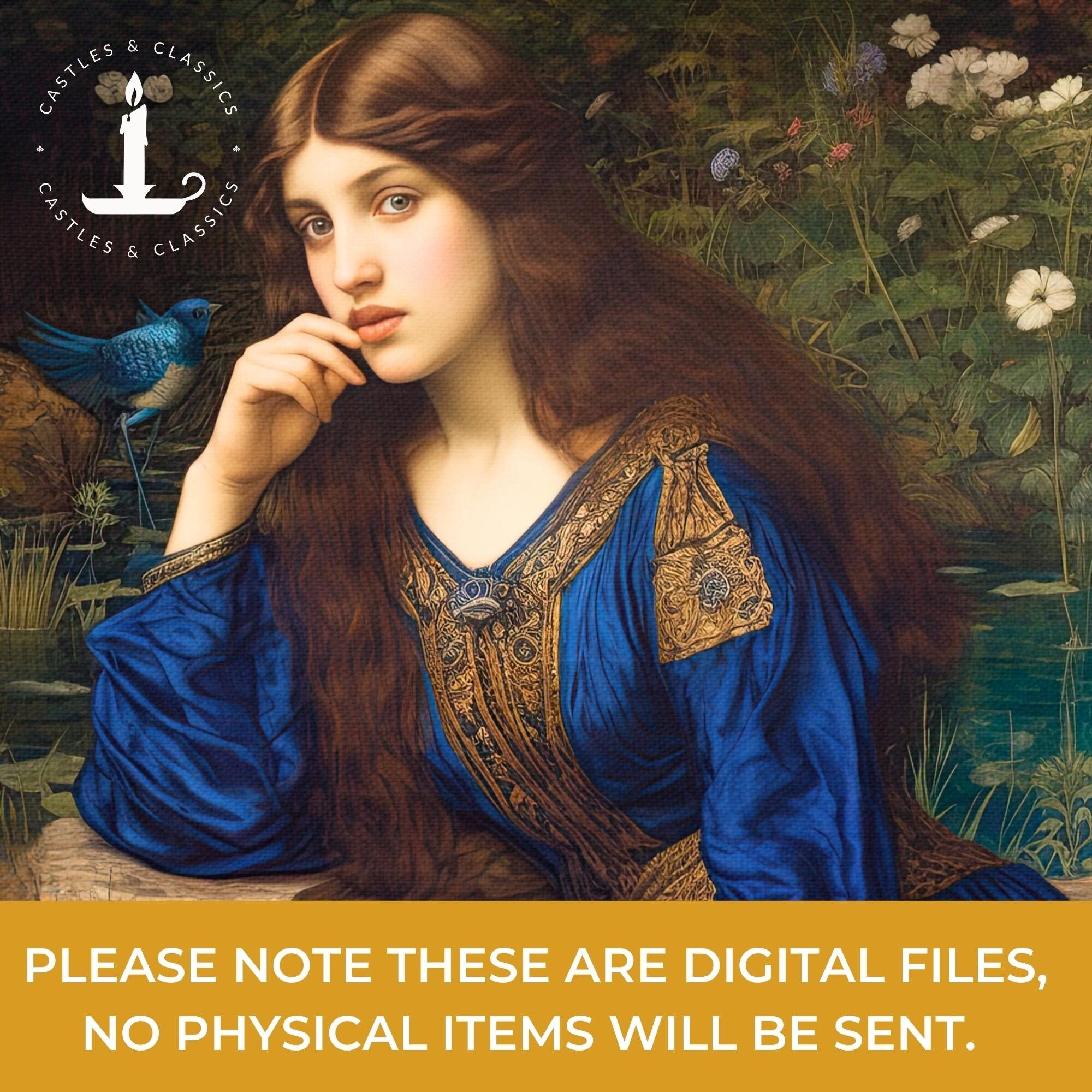 Pre-raphaelite Paintings Fussy Cuts Romantic Academia Junk - Etsy