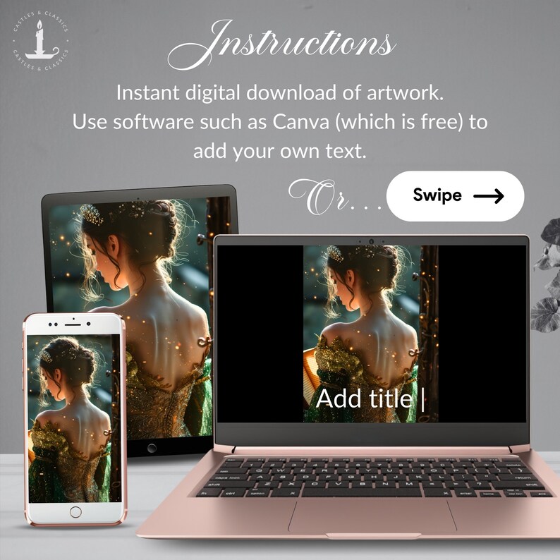 Unique EBOOK COVER Premade Dark Romance Art Customizable Book Cover ...