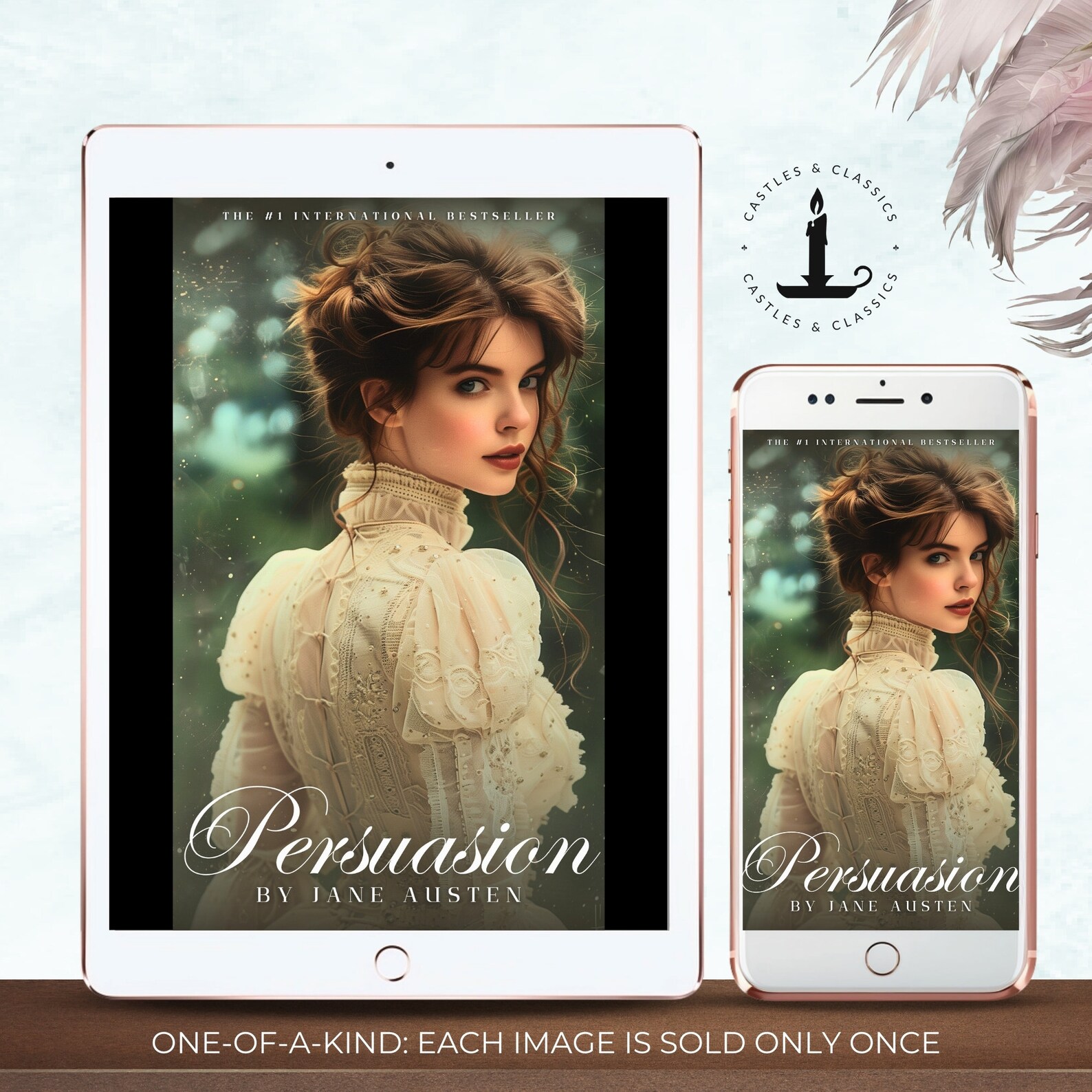 EBOOK COVER Book Cover Digital Image Premade Template Customizable ...