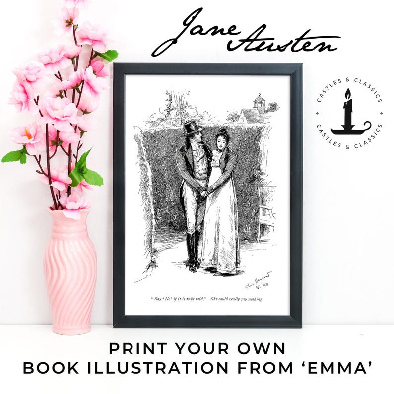 EMMA by JANE AUSTEN Book Illustration by Chris Hammond 1898 Digital ...