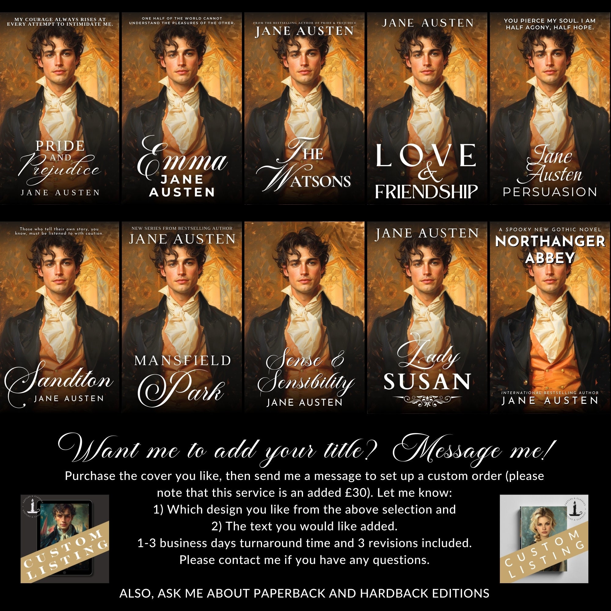 Premade Regency Romance EBOOK COVER Art Customizable Book Cover ...