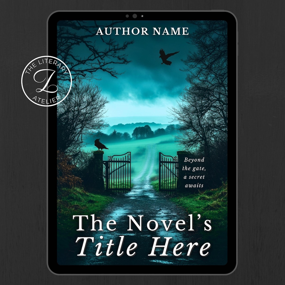 EBOOK COVER Moody Gothic Book Cover Template Design, Dark Mystery ...