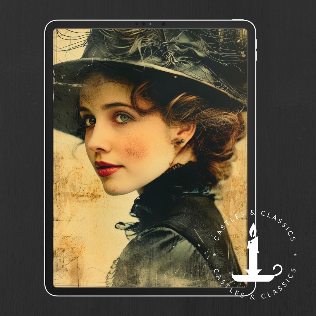 EBOOK COVER Victorian Portrait Book Cover Template Design, Vintage ...