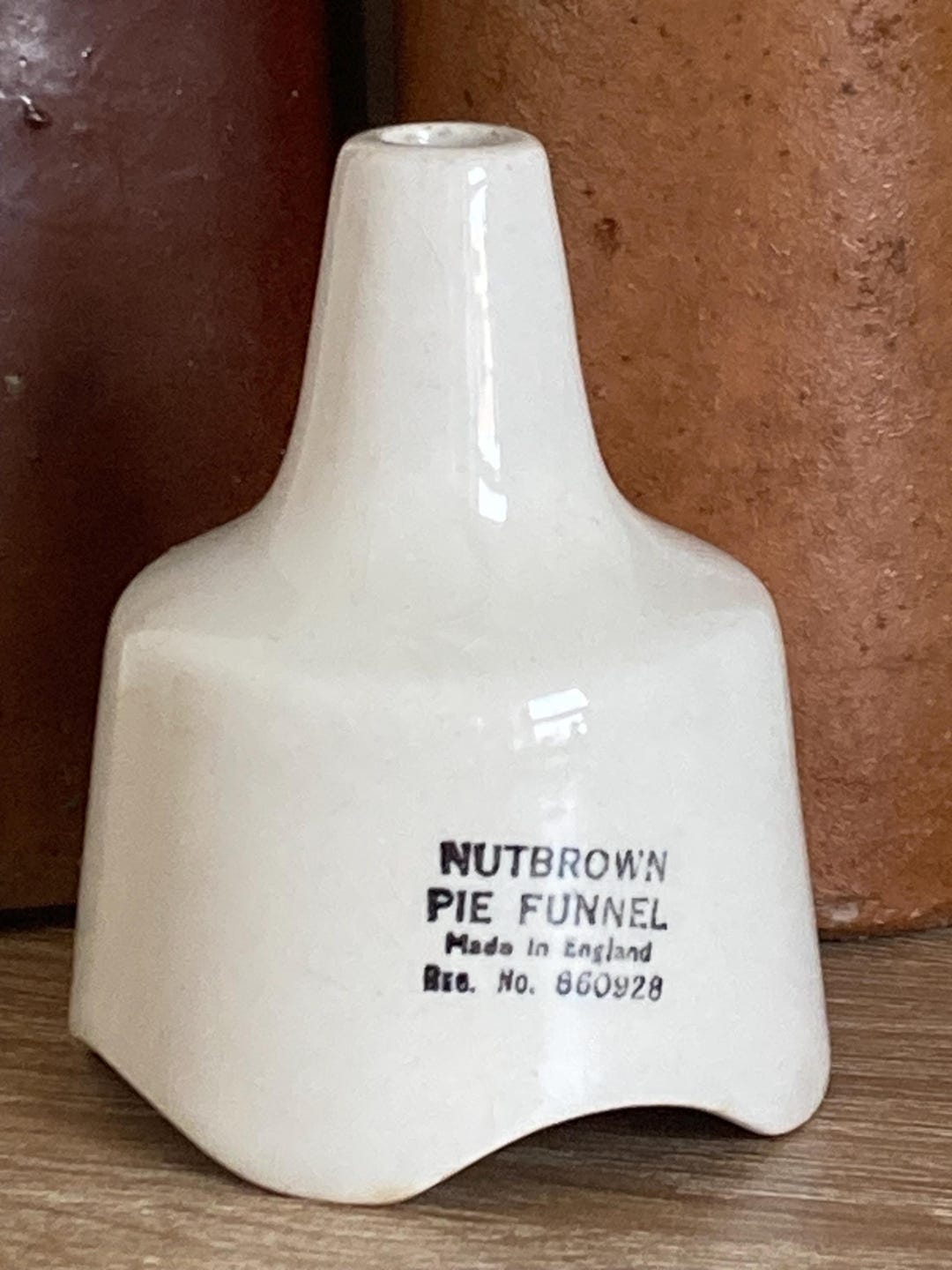 Antique Pie Funnel, Nutbrown Ceramic Pie Funnel, Collectible Antique ...