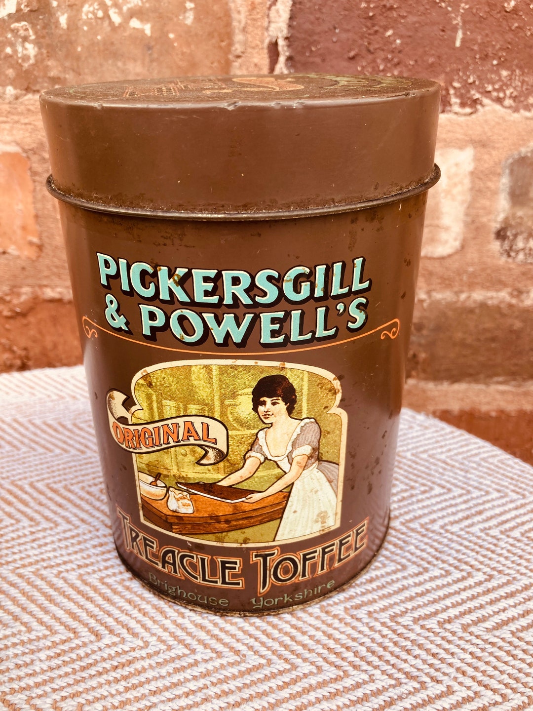 Vintage Tin, Pickersgill and Powells Treacle Toffee, 1940s Tin ...