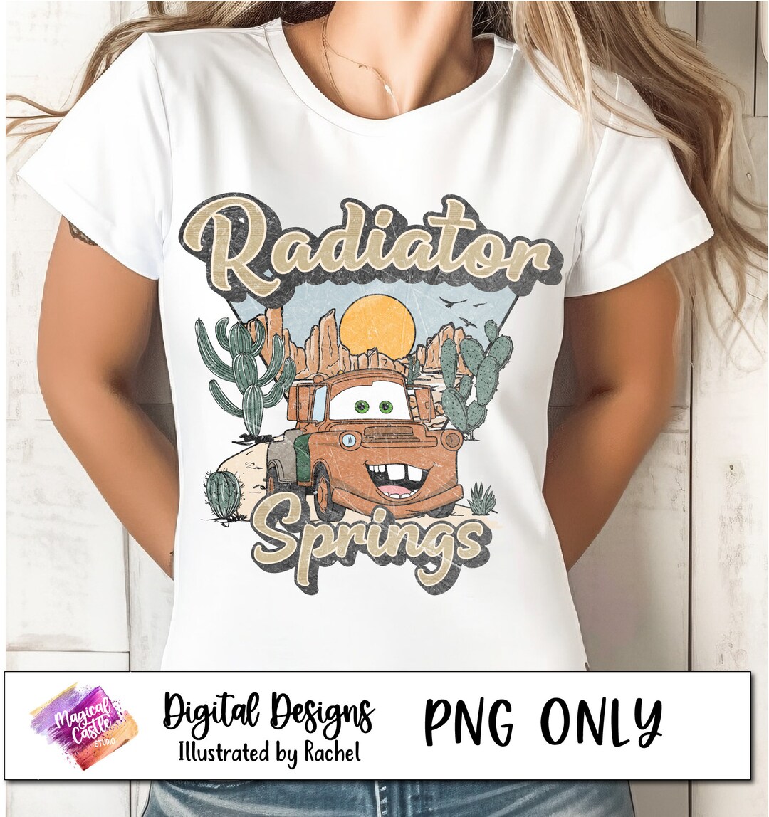 Retro Cars Png, Mator, Cars Land Png, Cars Sublimation Design, Radiator ...