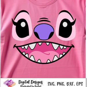 Angel Face Svg, Girl Stitch Face Design, Angel Sublimination, Magical ...