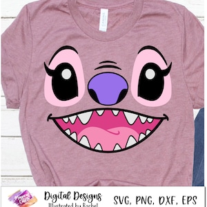 Angel Face Svg, Girl Stitch Face Design, Angel Sublimination, Magical ...