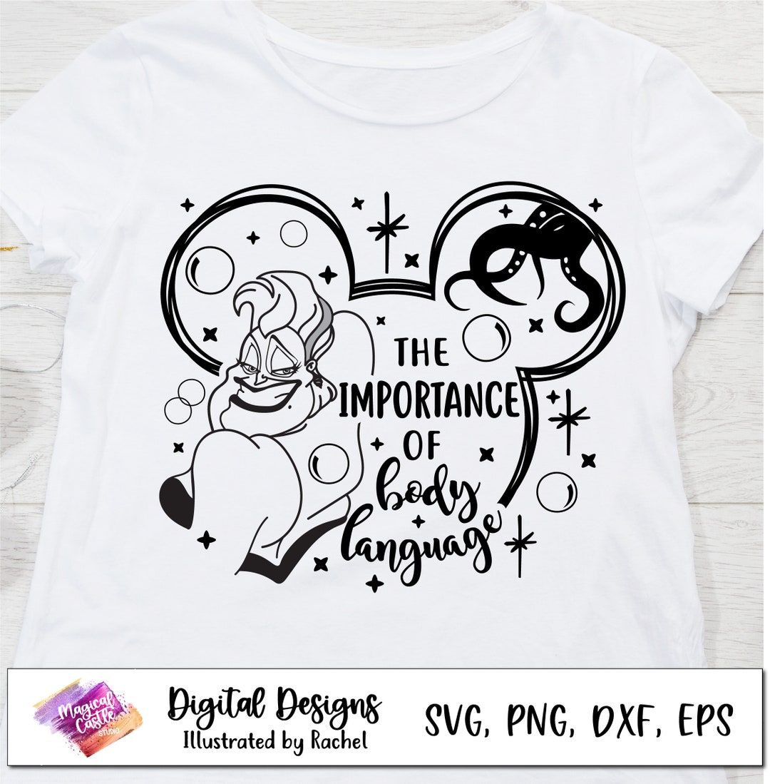 Importance of Body Language, Mermaid Quotes Svg, Ursula Svg, Sea Witch ...