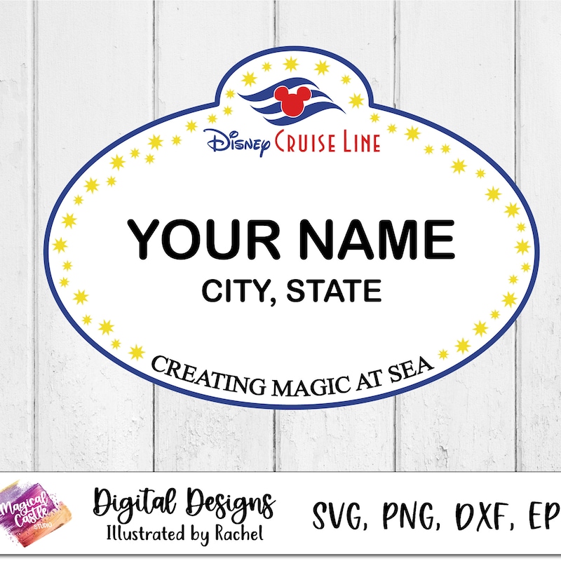 Door Cruise Name Tag - Etsy