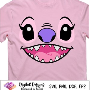 Angel Face Svg, Girl Stitch Face Design, Angel Sublimination, Magical ...