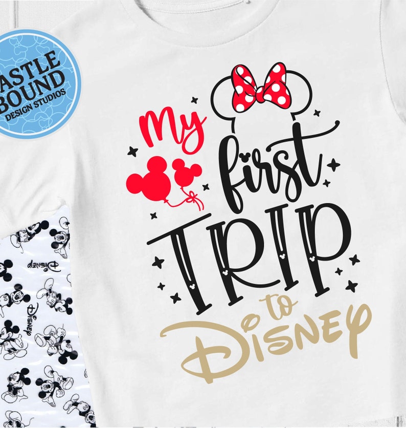 My First Trip SVG Birthday Trip Svg First Disneyland Trip - Etsy