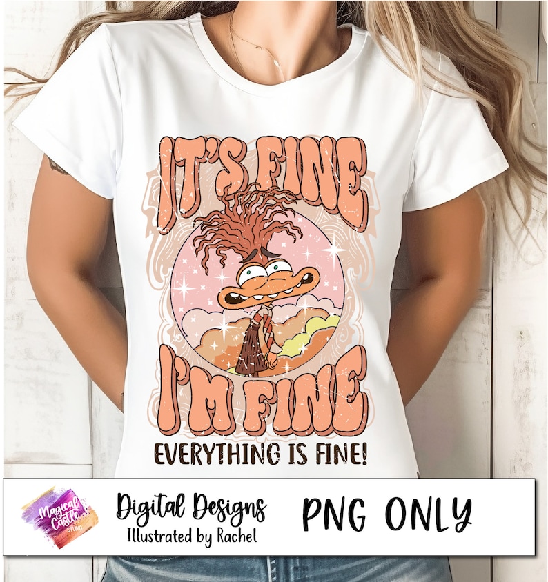 It's Fine I'm Fine Everything is Fine PNG, Anxiety Png, Inside Out ...