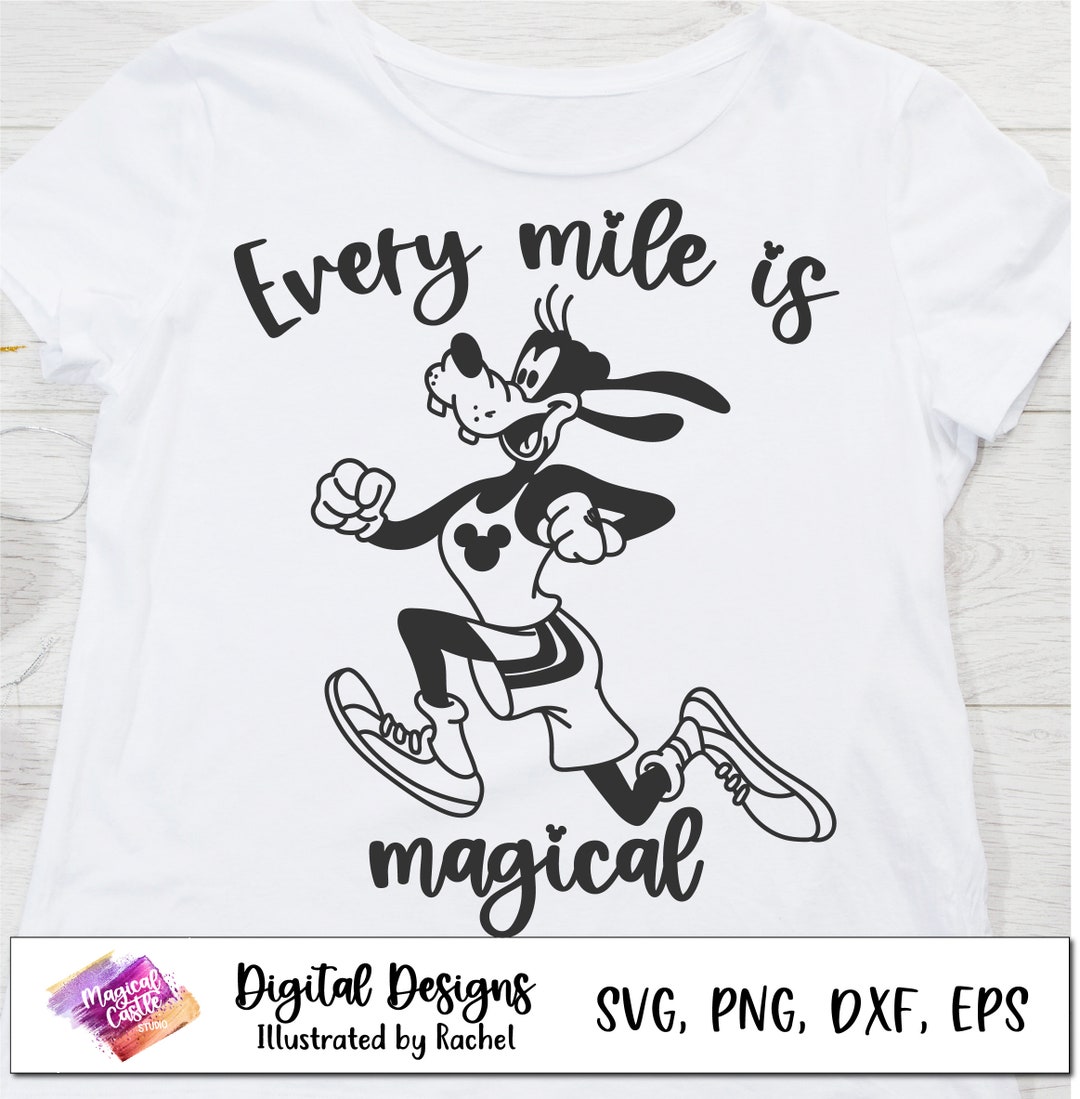 Every Mile is Magic Svg, Goofy Rundisney SVG, Race You to the Castle ...