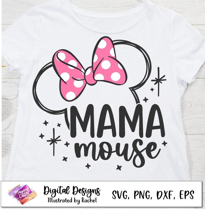 Mama Mouse Svg, Mom Life Svg, Gift for Mom, Mom Shirt Design, Mom Cut ...