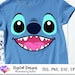 Stitch Face Svg, Stitch Face Design, Stitch Sublimination, Magical ...