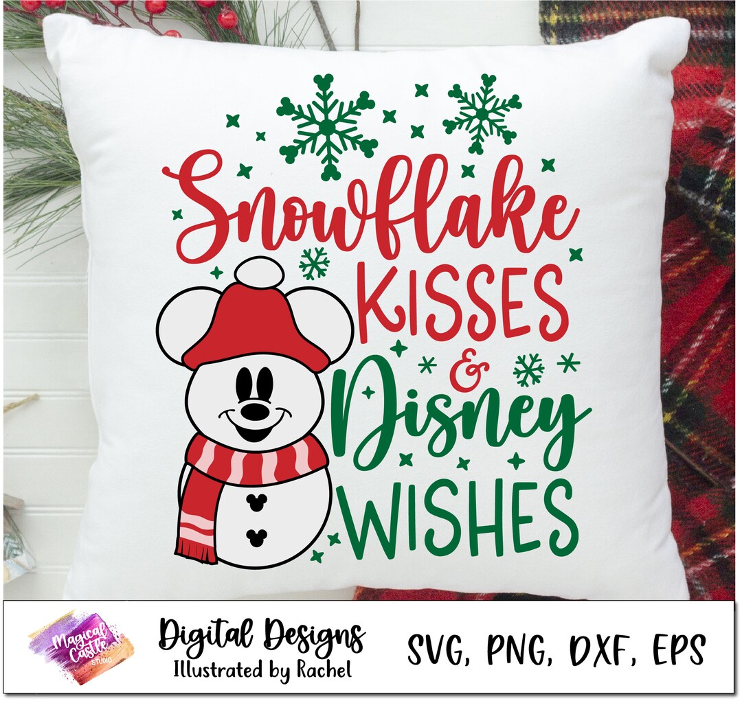 Snowflake Kisses Christmas Wishes SVG, Christmas Trip Svg, Magic Castle ...