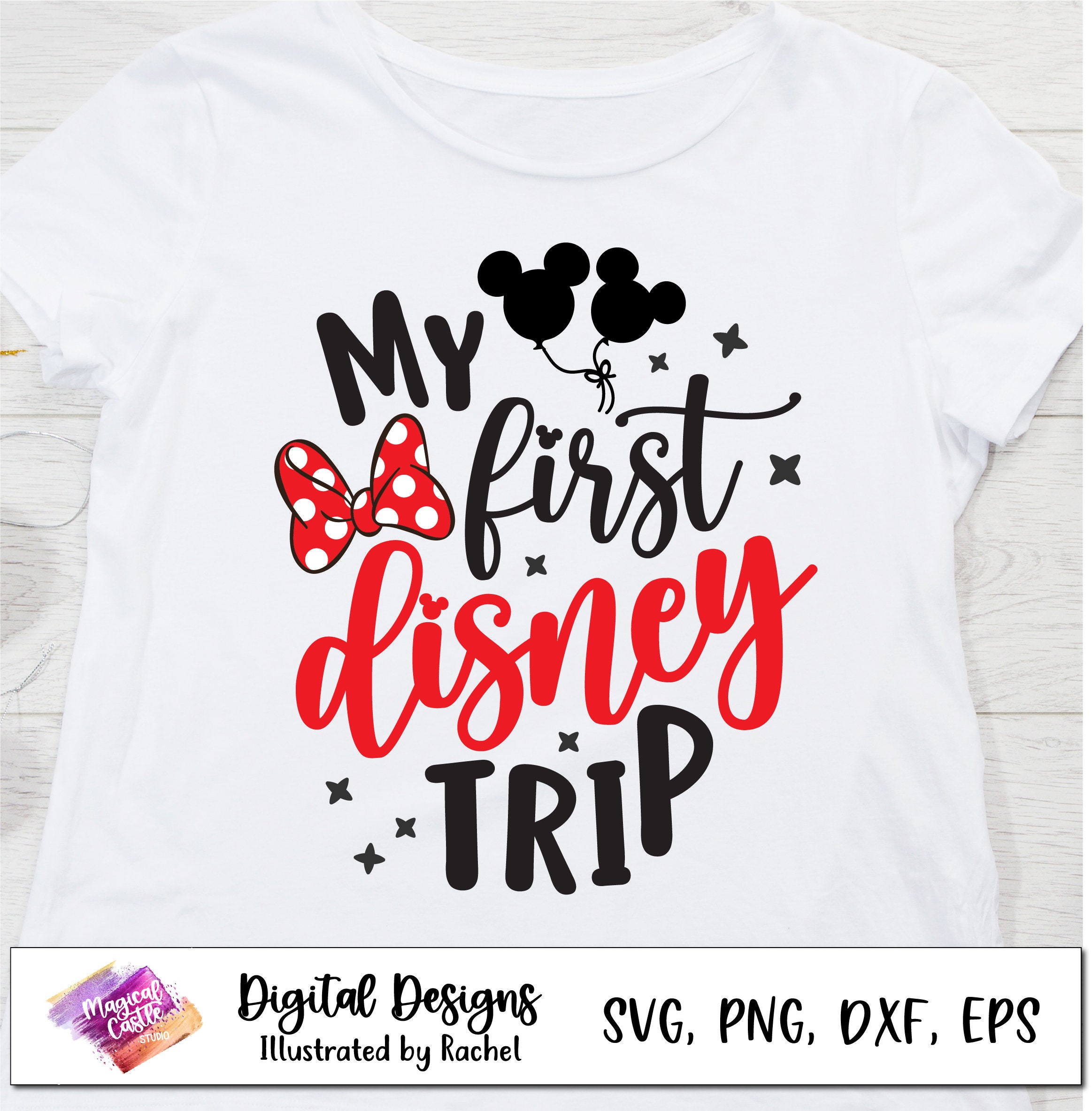 My First Trip SVG Birthday Trip Svg First Disneyland Trip - Etsy