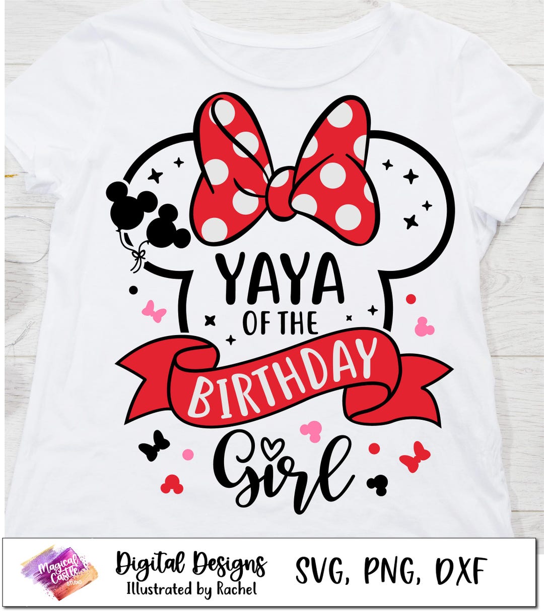 Yaya of the Birthday Girl, Grandma Mouse, Minnie Birthday Party, Nana ...