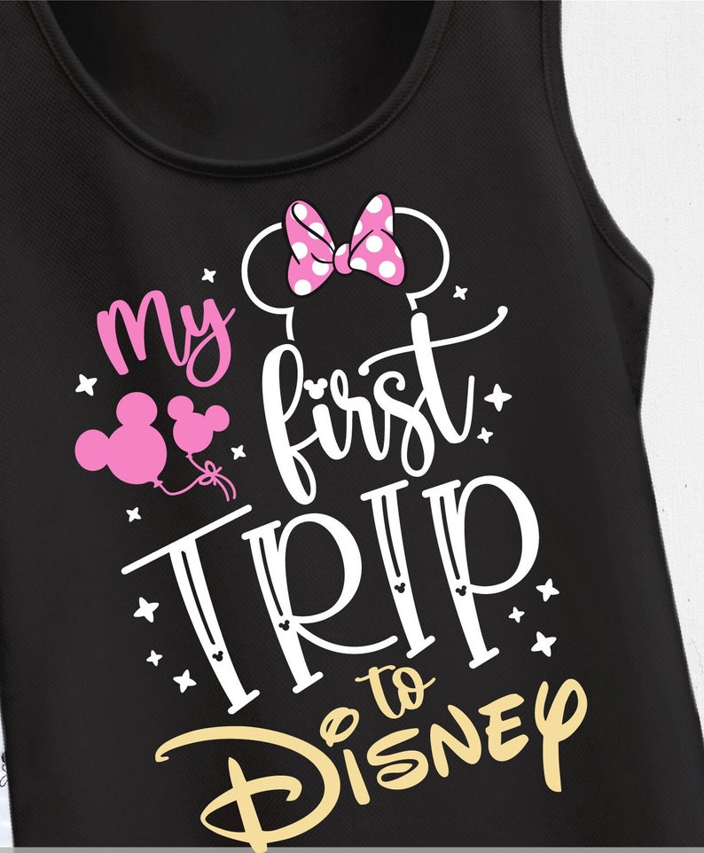 My First Trip SVG Birthday Trip Svg First Disneyland Trip - Etsy