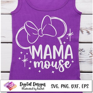 Mama Mouse Svg, Mom Life Svg, Gift for Mom, Mom Shirt Design, Mom Cut ...