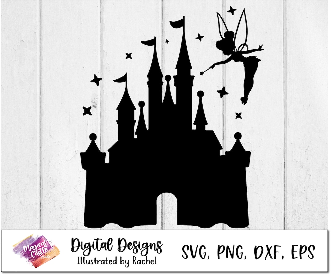 Castle Cut File Svg, Cinderella Castle Svg, Magical Castle Svg, Castle ...