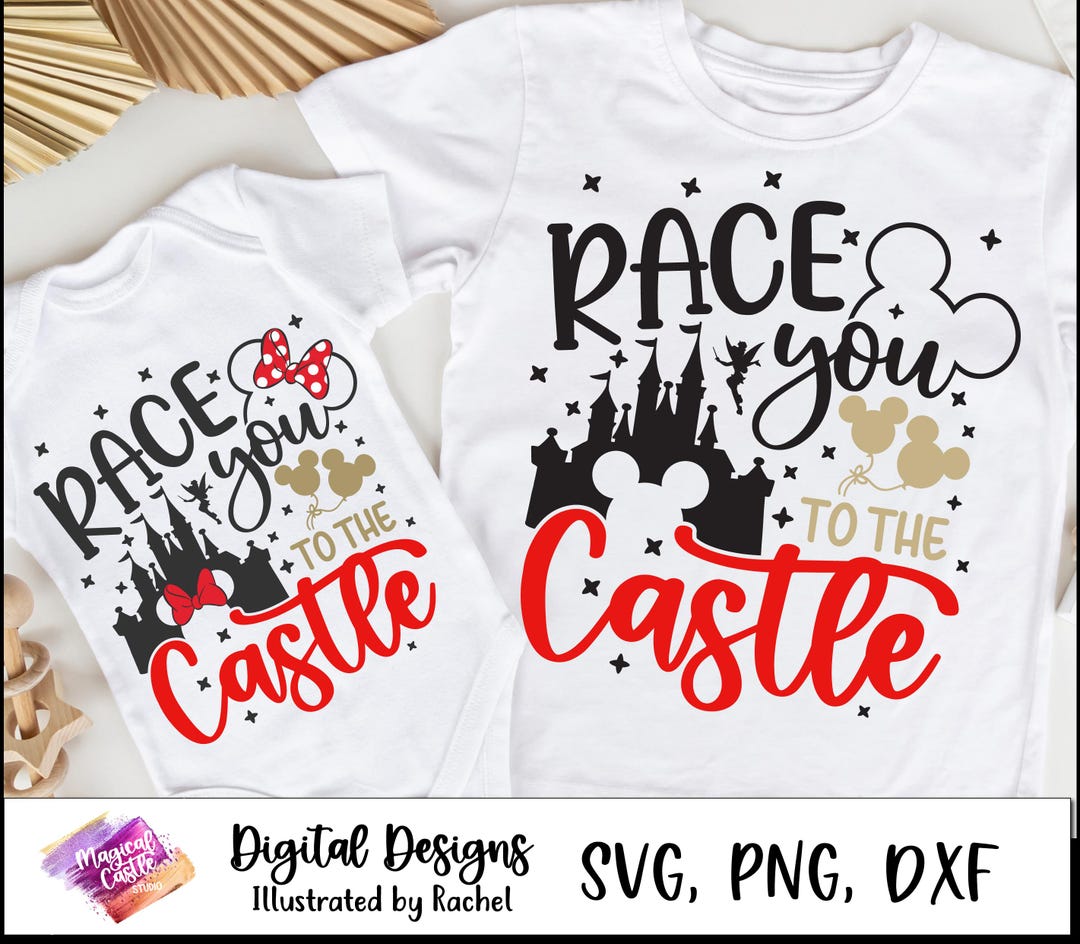 Couple Rope Drop Svg, Race You to the Castle SVG, Every Mile is Magical ...