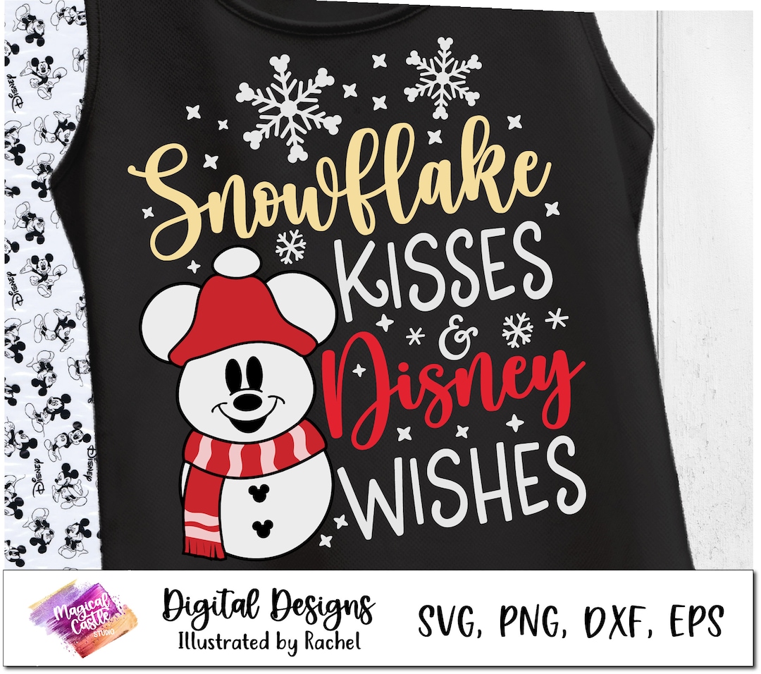 Snowflake Kisses Christmas Wishes SVG, Christmas Trip Svg, Magic Castle ...