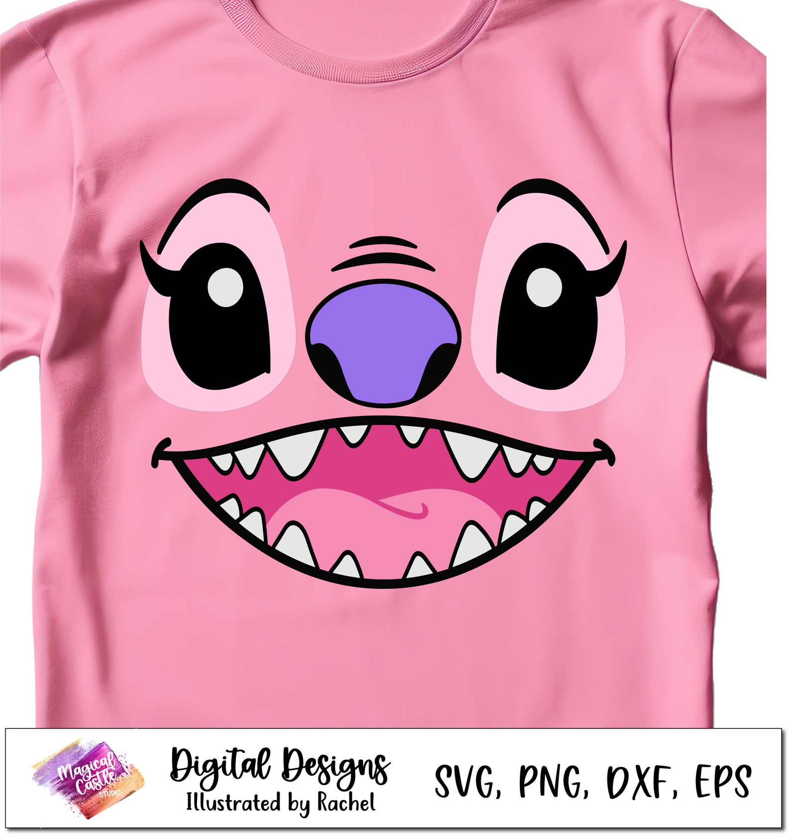 Angel Face Svg, Girl Stitch Face Design, Angel Sublimination, Magical ...