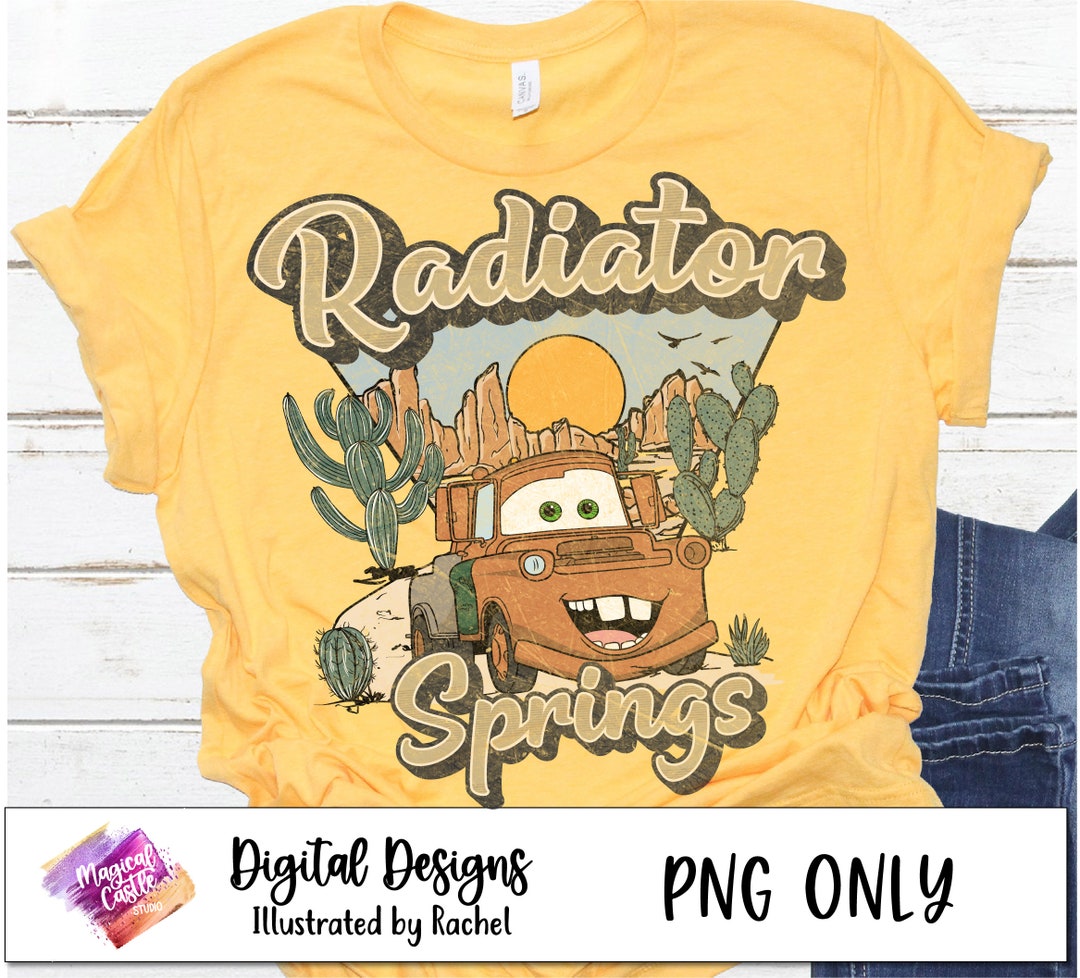Retro Cars Png, Mator, Cars Land Png, Cars Sublimation Design, Radiator ...