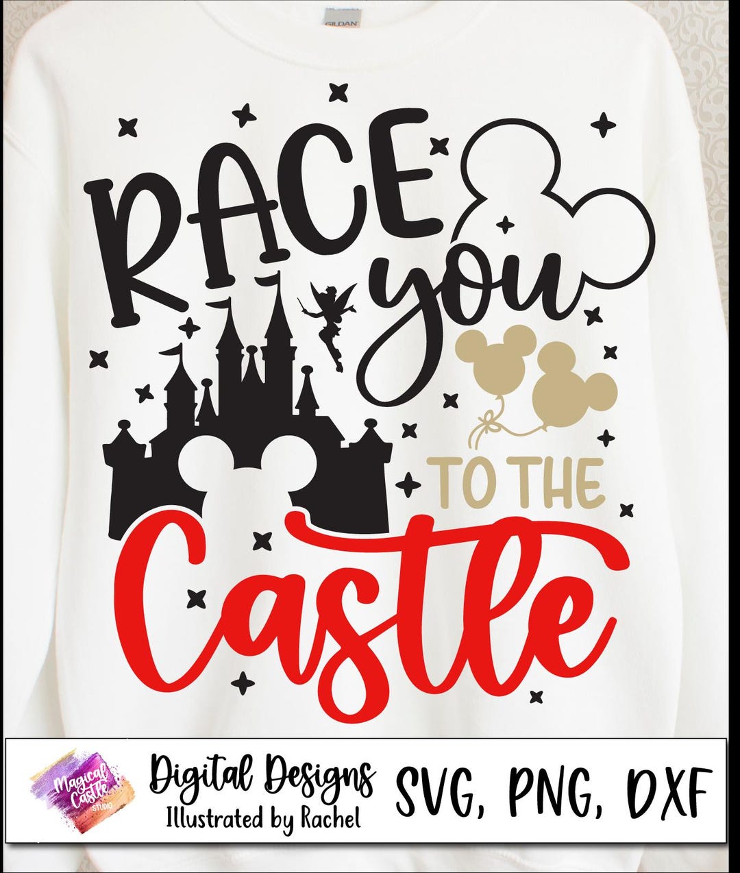 Mickey Rope Drop Svg, Race You to the Castle SVG, Every Mile is Magical ...