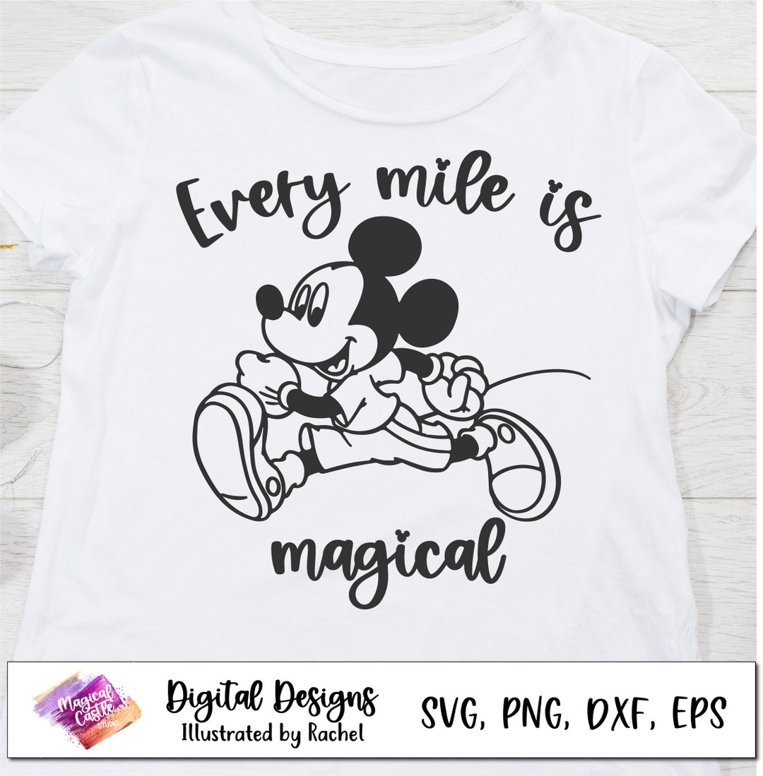 Every Mile is Magic Svg, Mickey Rundisney SVG, Race You to the Castle ...