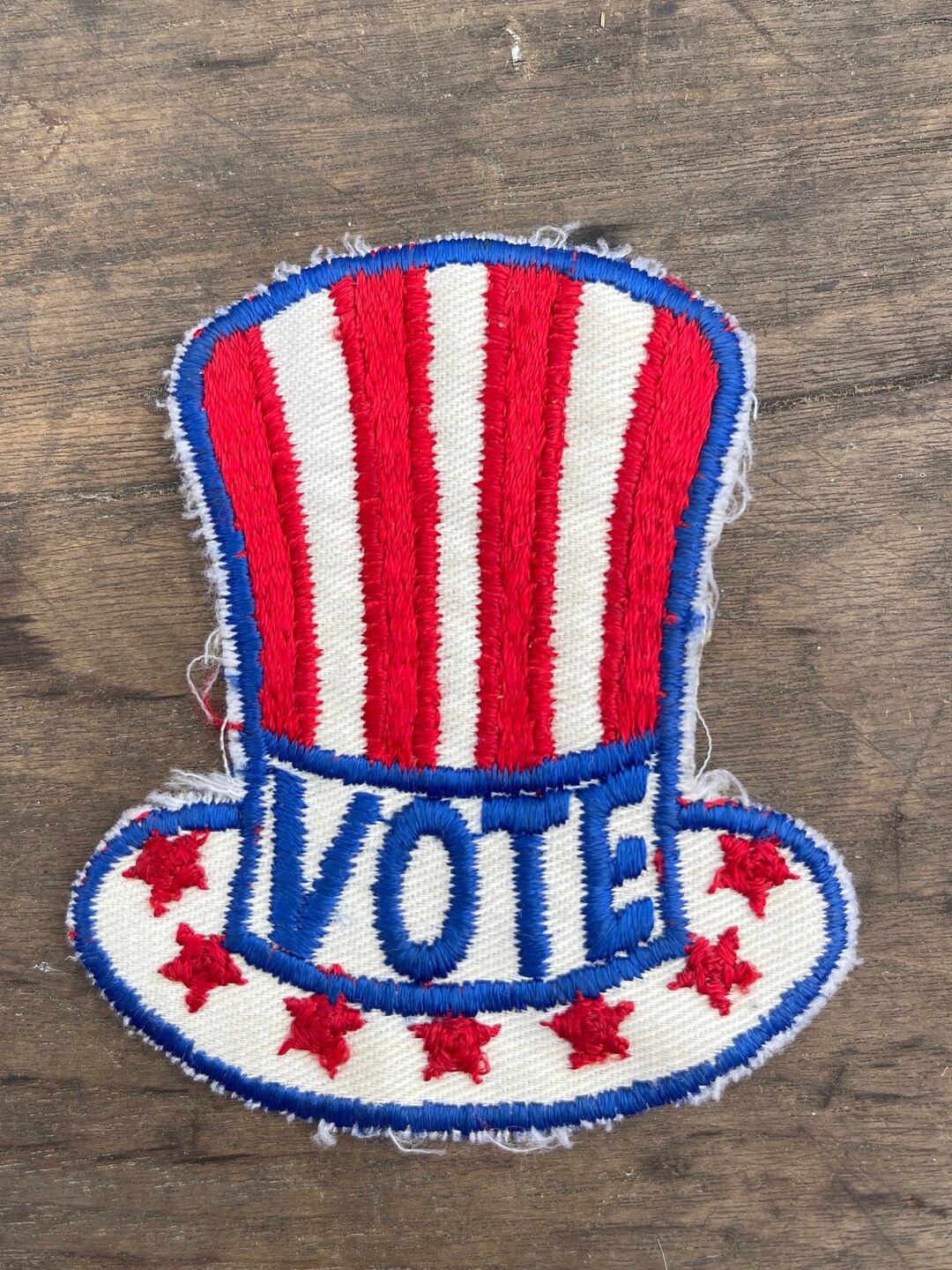 Vintage Uncle Sam ‘VOTE’ Patch - Etsy