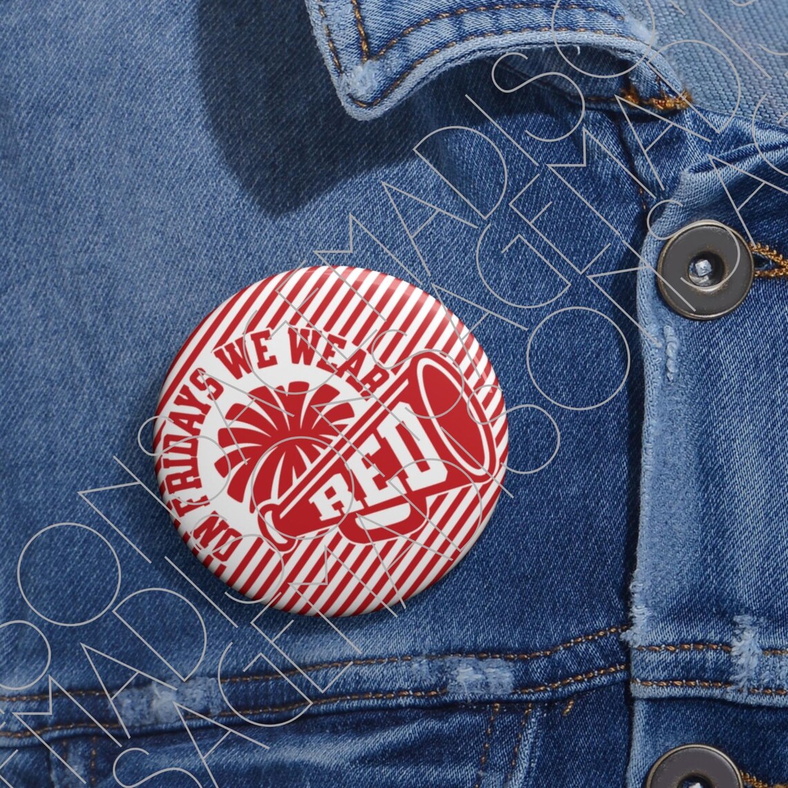 Game Day Button Set – Football Spirit Pins for Pep Rallies & Cheer – on ...