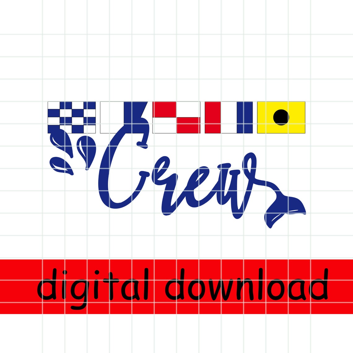 Nauti Crew PNG, Nautical Bachelorette Party Maritime Signal Flag ...