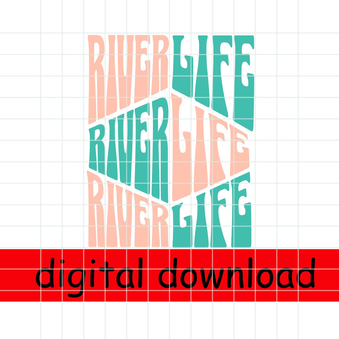 River Life PNG, Retro Summer Vacay Vibes SVG, Summer River Days ...