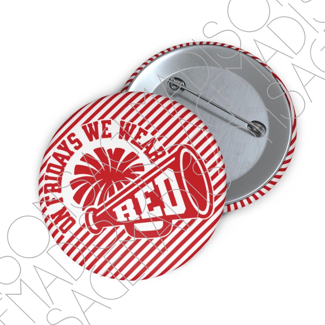 Game Day Button Set – Football Spirit Pins for Pep Rallies & Cheer – on ...