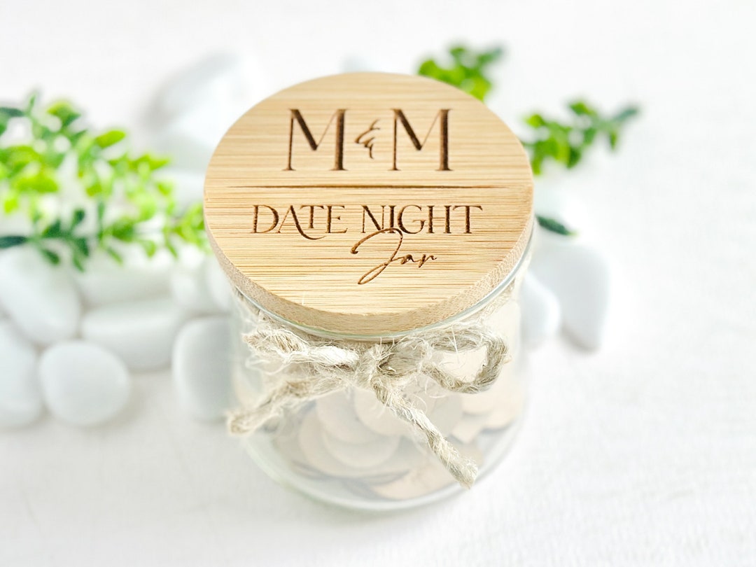 Personalized Date Night Jar, Romantic Activities, Anniversary Gift ...