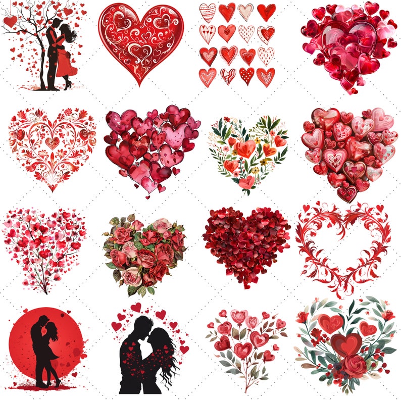 Valentines Day Clip Art - Lovers, Love, Hearts, Clip Art, Download, DYI ...